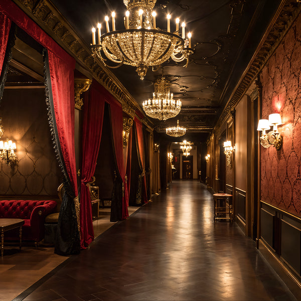 Photo Backgrounds - Burlesque Boudoir Hallways - DAZ Studio